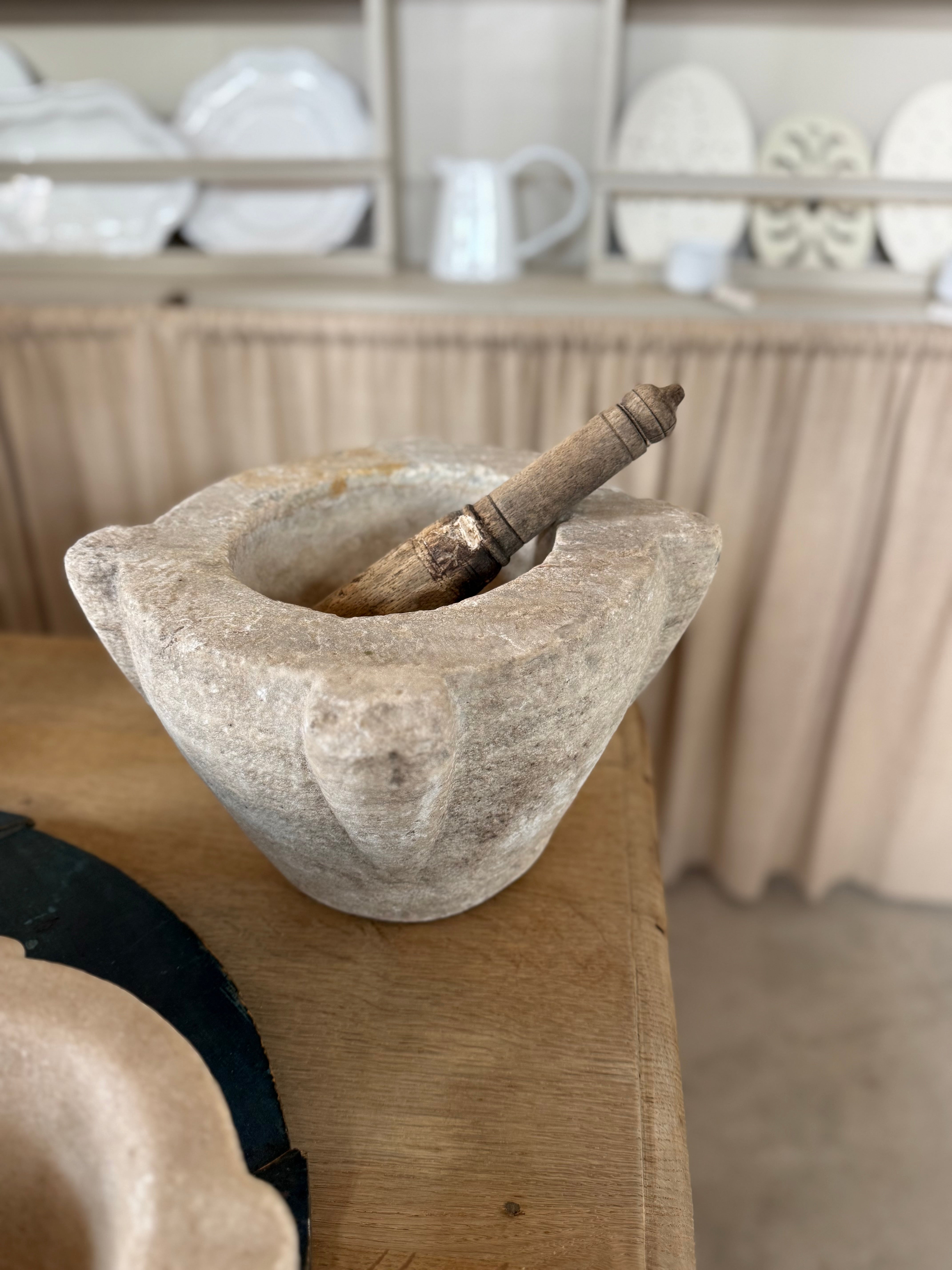 Oversized French Mortar and Pestle | KMD The Edit